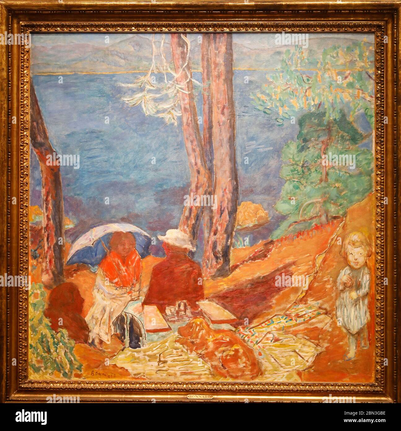 Orangerie museum, Paris, France. Pierre Bonnard, Seaside, under pine ...