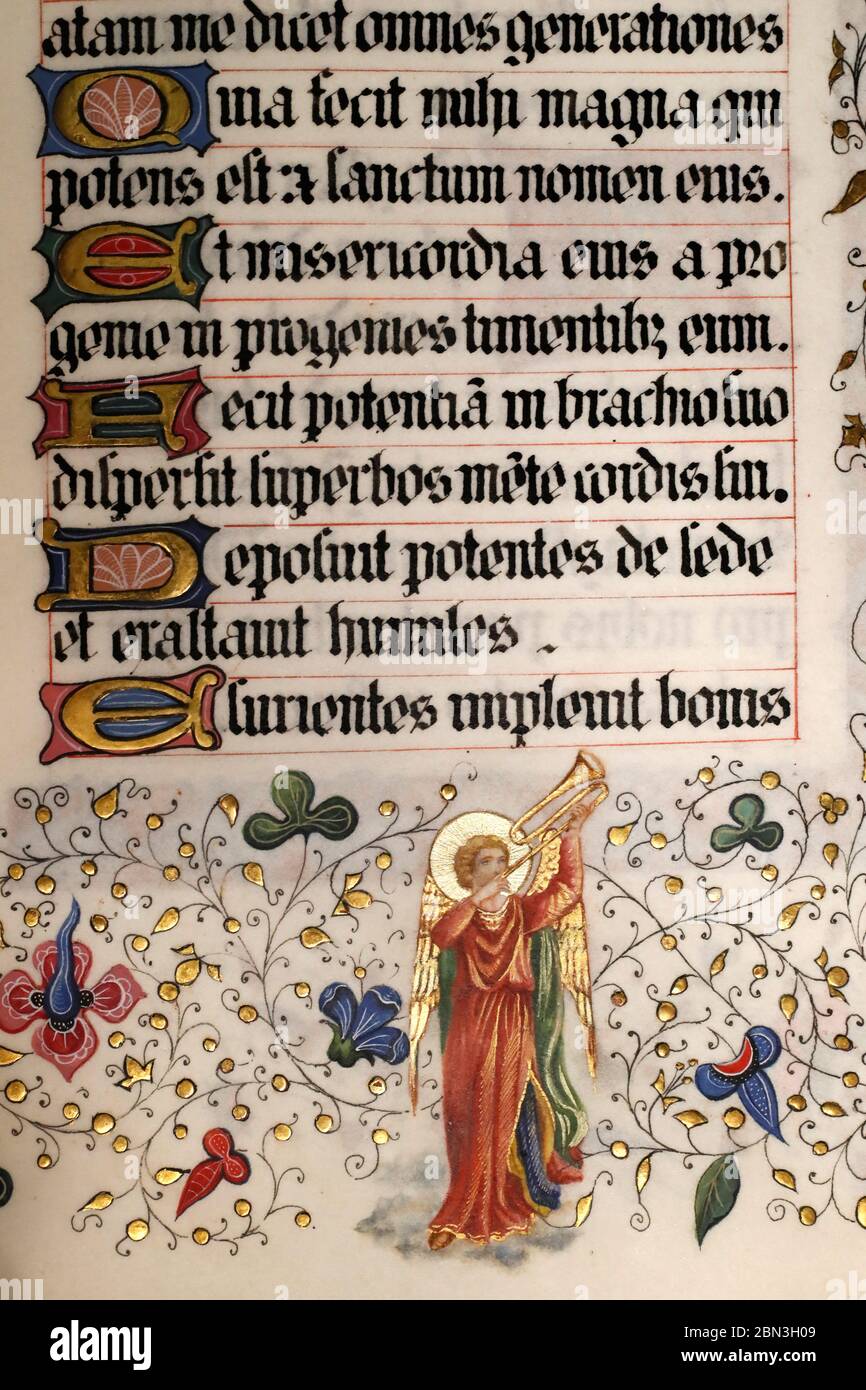 Latin bible manuscript hi-res stock photography and images - Alamy