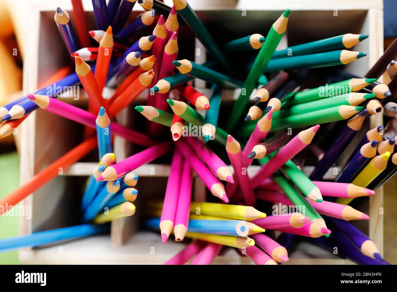 School pencils hi-res stock photography and images - Alamy
