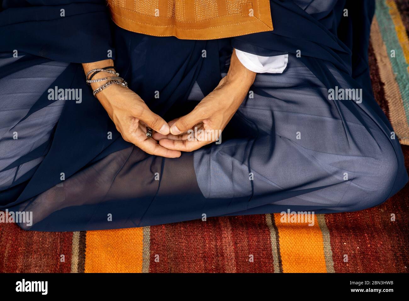 Zen sesshin (retreat) in the Sahara desert, Morocco. Zazen (meditation ...