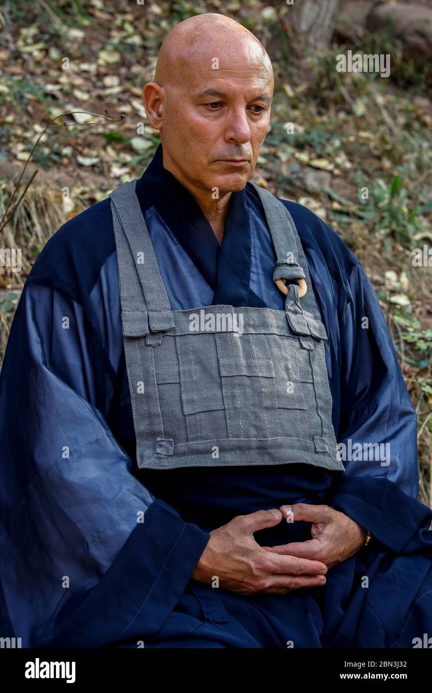 Zen sesshin (retreat) in Morocco. Zazen (meditation Stock Photo - Alamy
