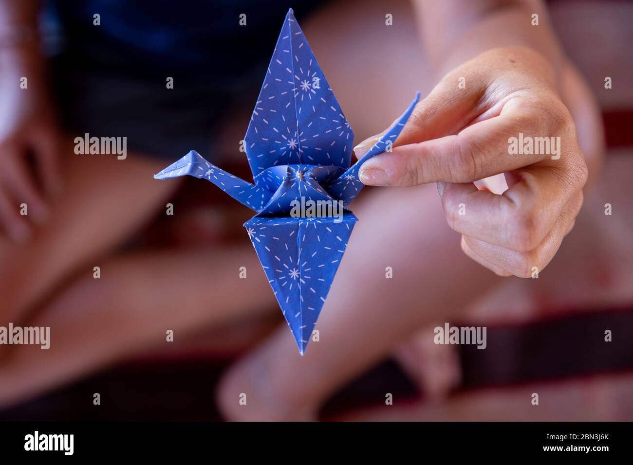 Zen sesshin (retreat) in the Sahara desert, Morocco. Origami paper ...