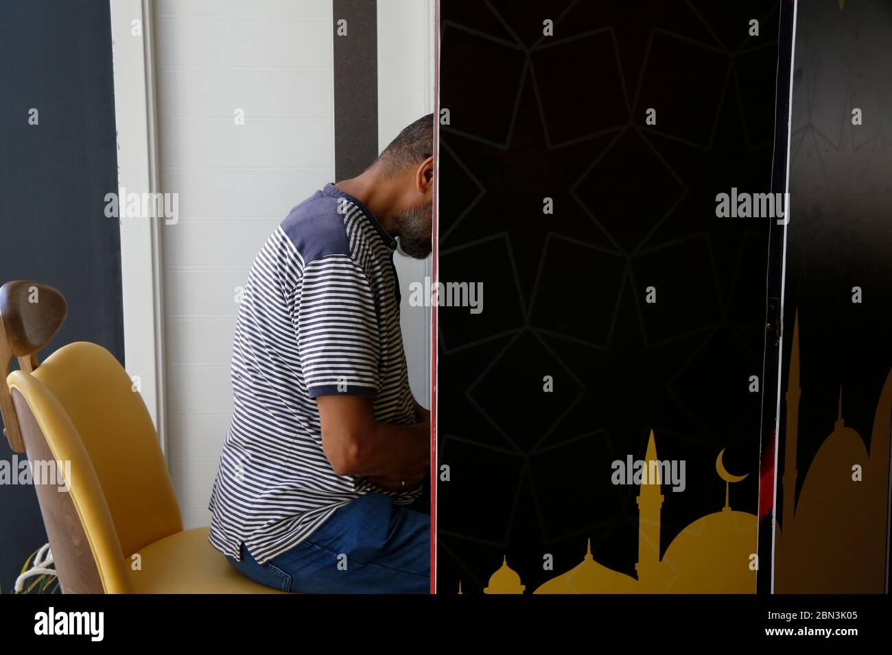 Praying area in a restaurant, Casablanca, Morocco Stock Photo - Alamy