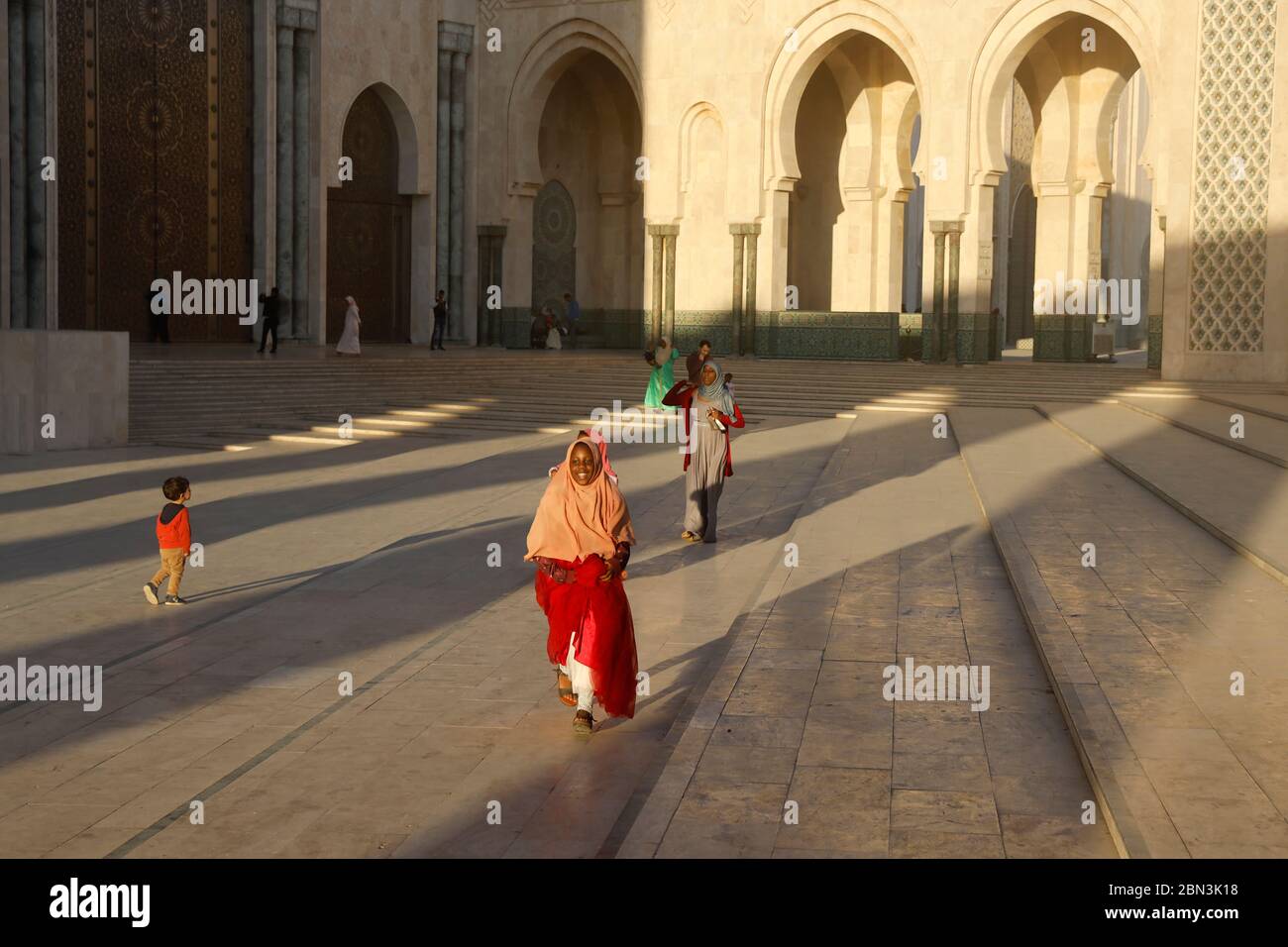 Hassan II mosque, Casablanca, Morocco. Muslims Stock Photo - Alamy