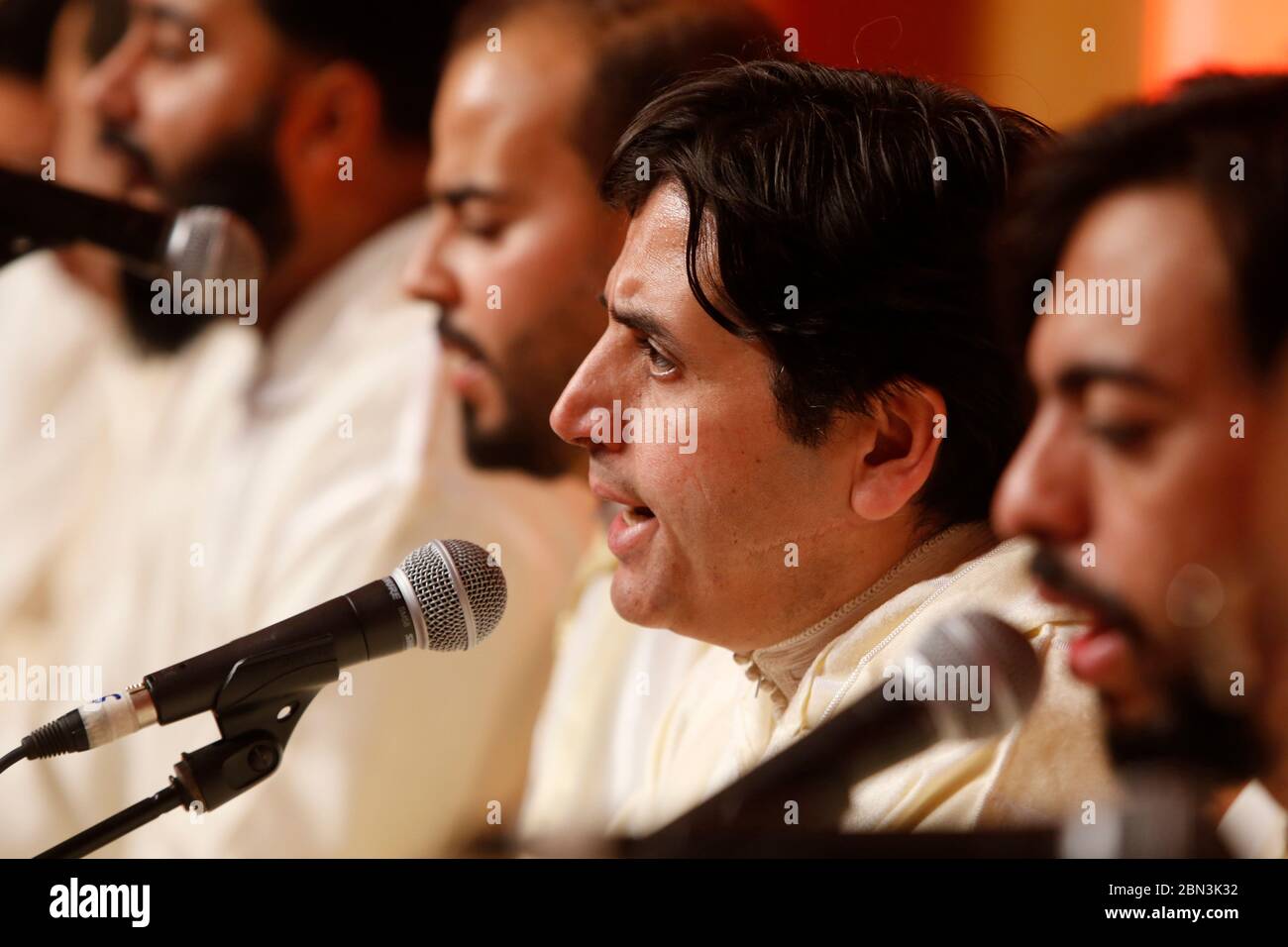 Sufi culture festival in Fes, Morocco. Boutchichiya tariqa Stock Photo ...