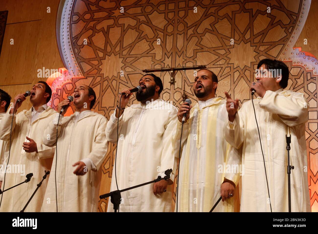 Sufi culture festival in Fes, Morocco. Boutchichiya tariqa Stock Photo ...
