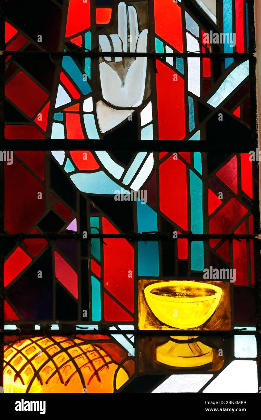 Cathedral of Saint John The Evangelist. The Last Supper provides the ...
