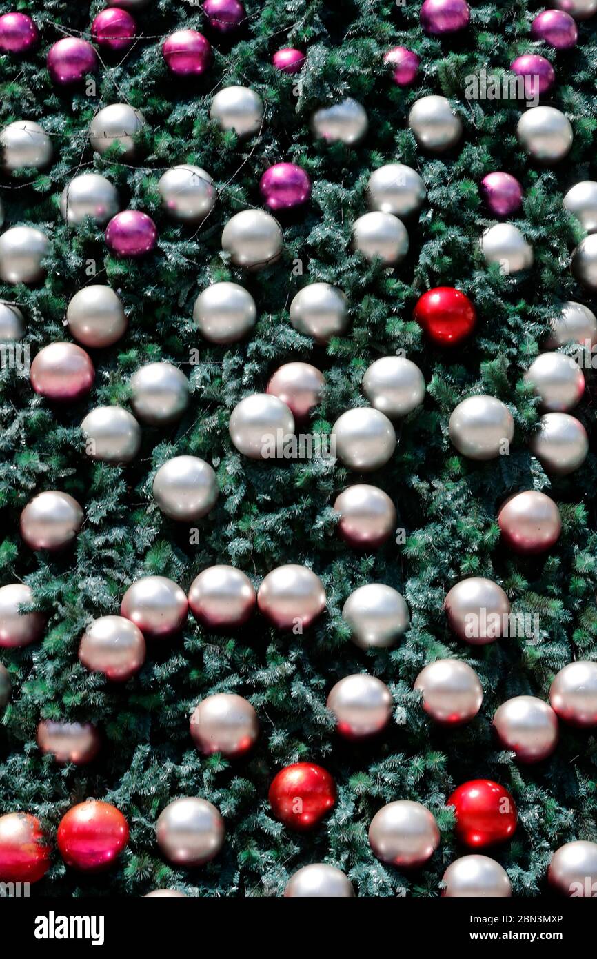 Christmas tree at Suria Mall, Petronas Towers. Kuala Lumpur. Malaysia ...