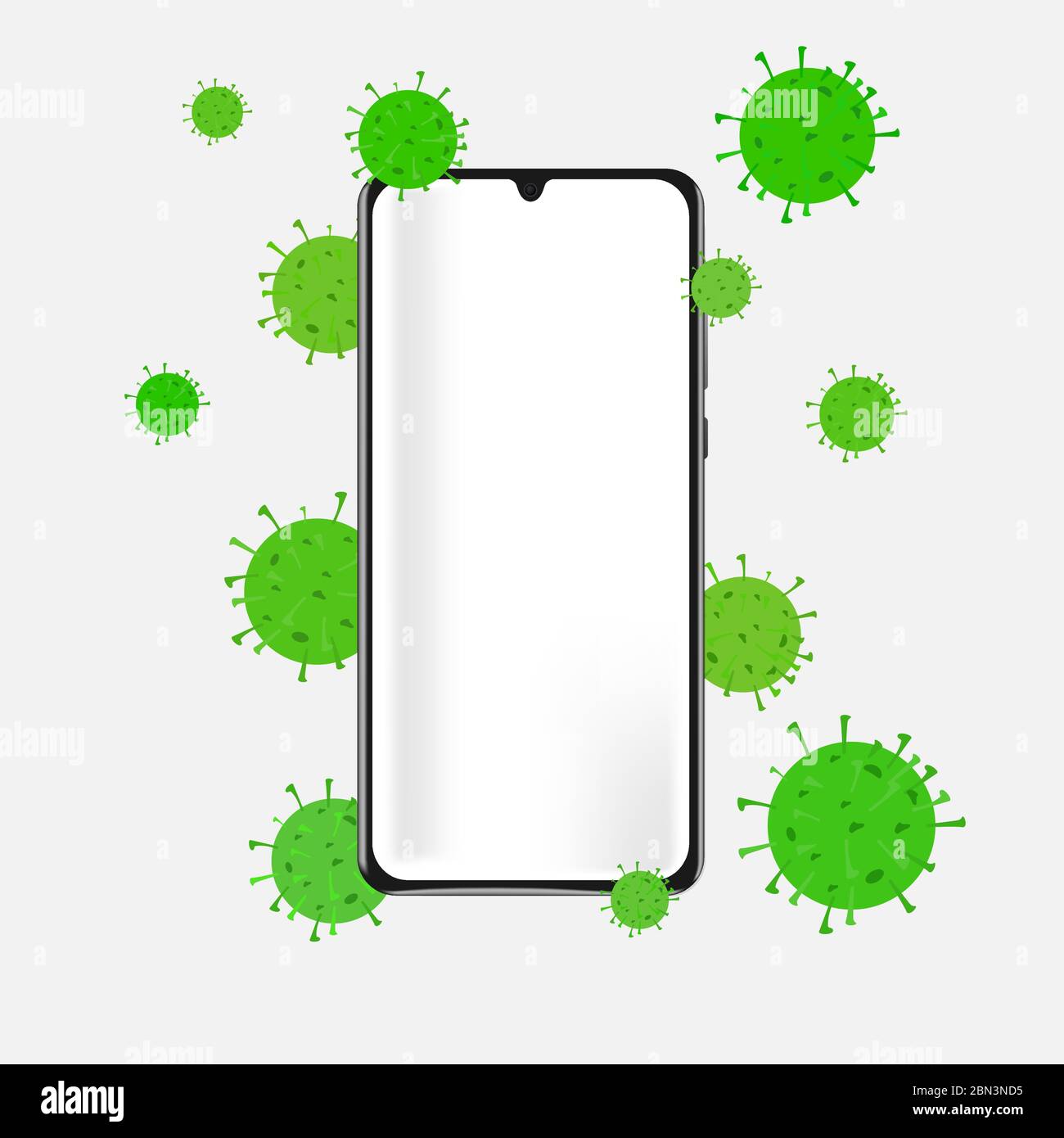 Phone disinfection Stock Vector Images - Alamy