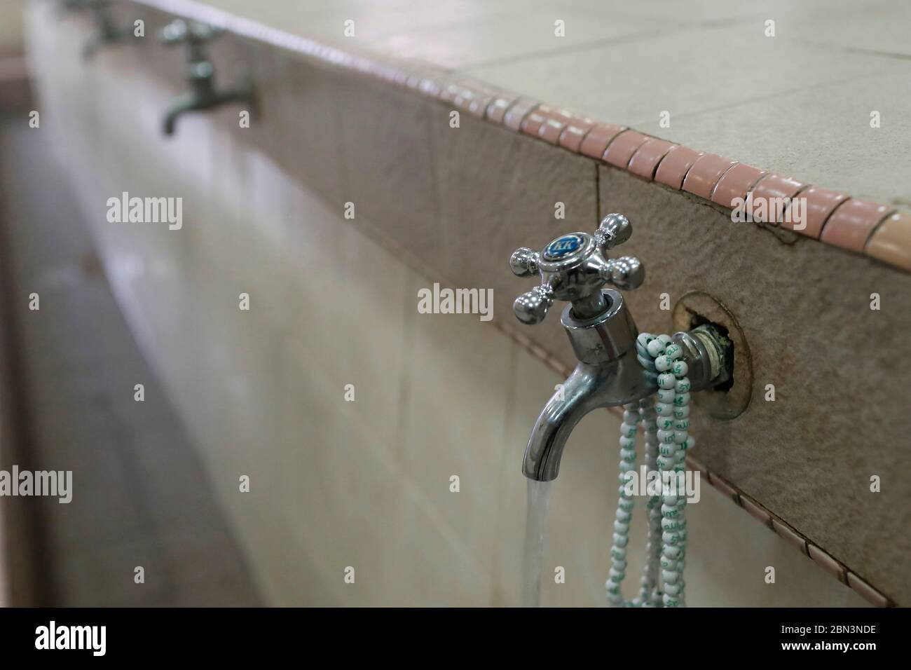 Putra Mosque or Masjid Putra. Ablution place. Ritual purity in Islam ...