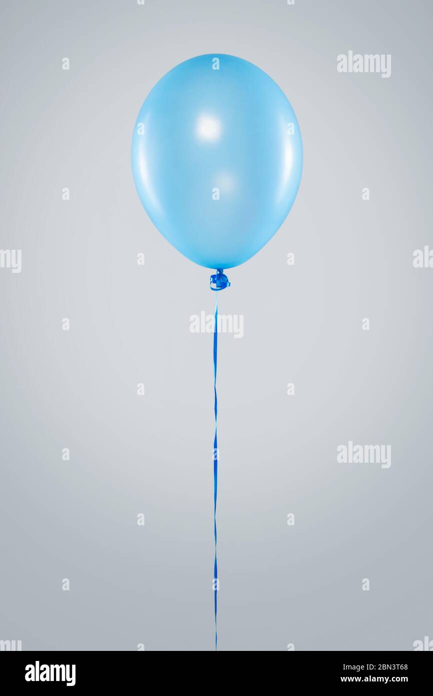 One blue balloon isolated hi-res stock photography and images - Alamy