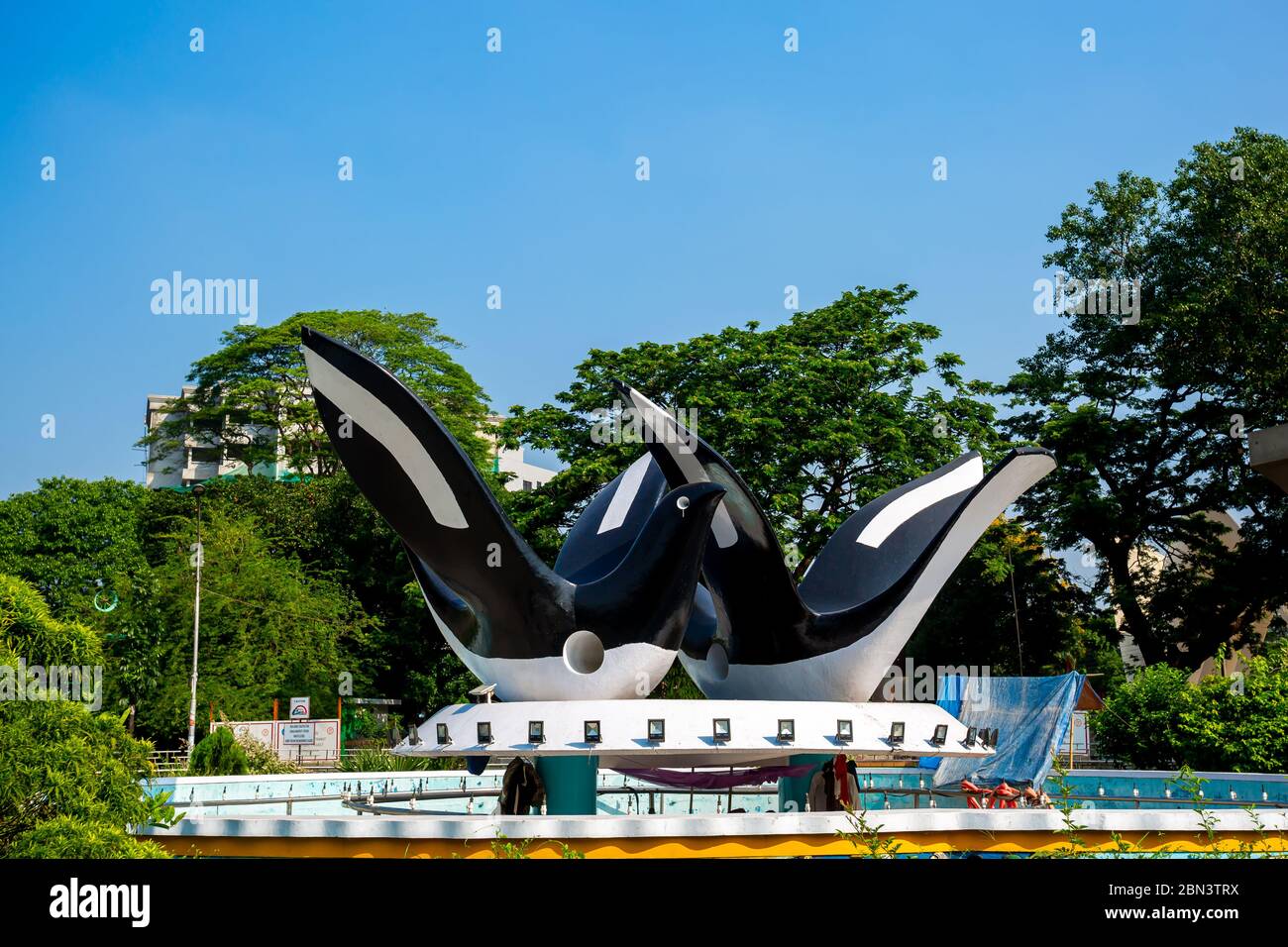 Bangladesh – May 12, 2020: Doel Chattar or Doel Square is a sculpture ...