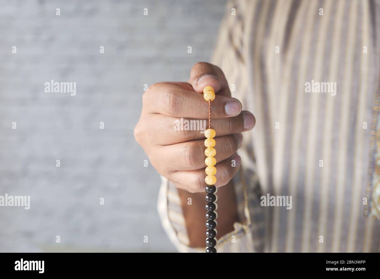 muslim man praying during ramadan, Close up Stock Photo - Alamy