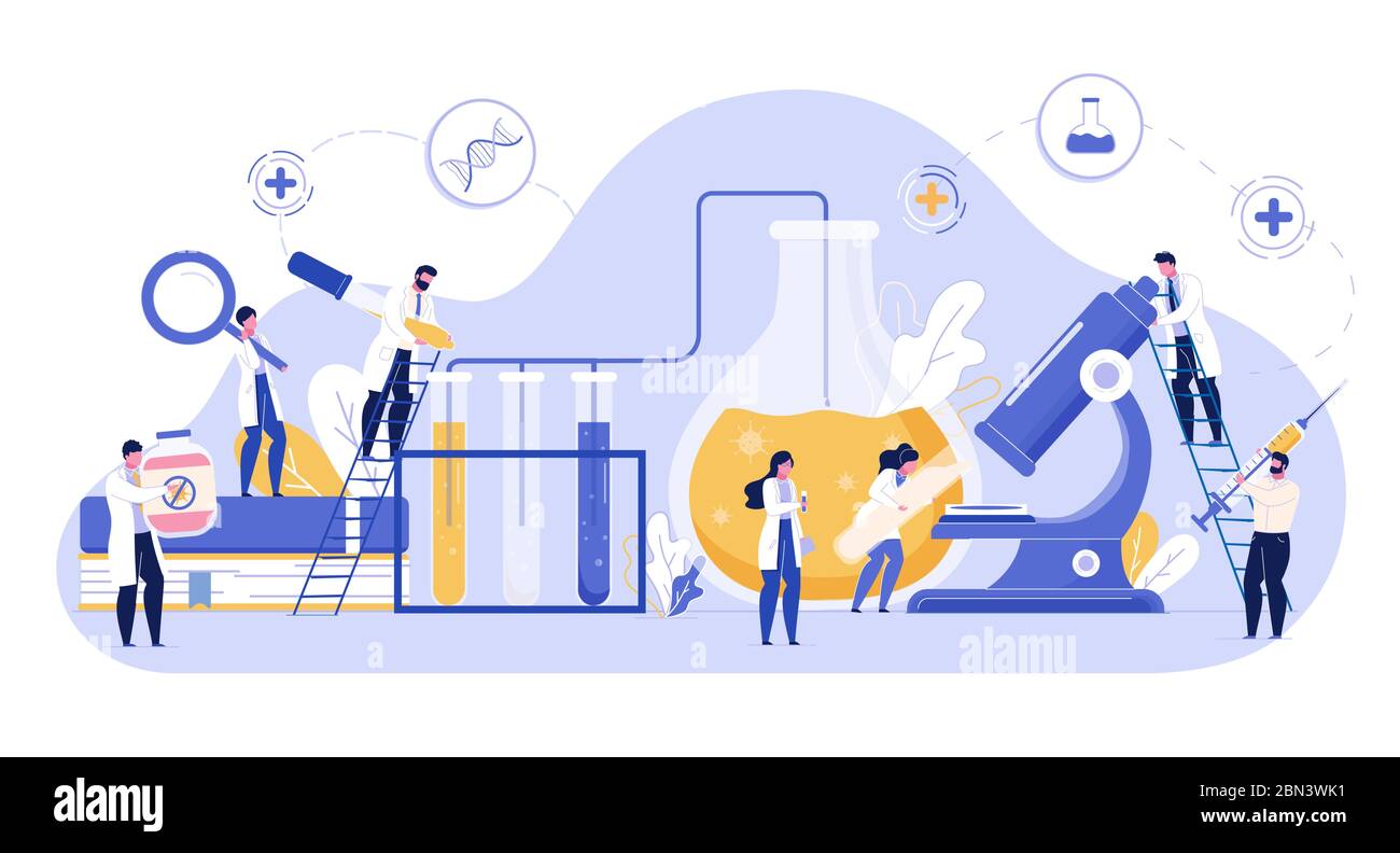 Scientific medical study vaccine Cut Out Stock Images & Pictures - Alamy