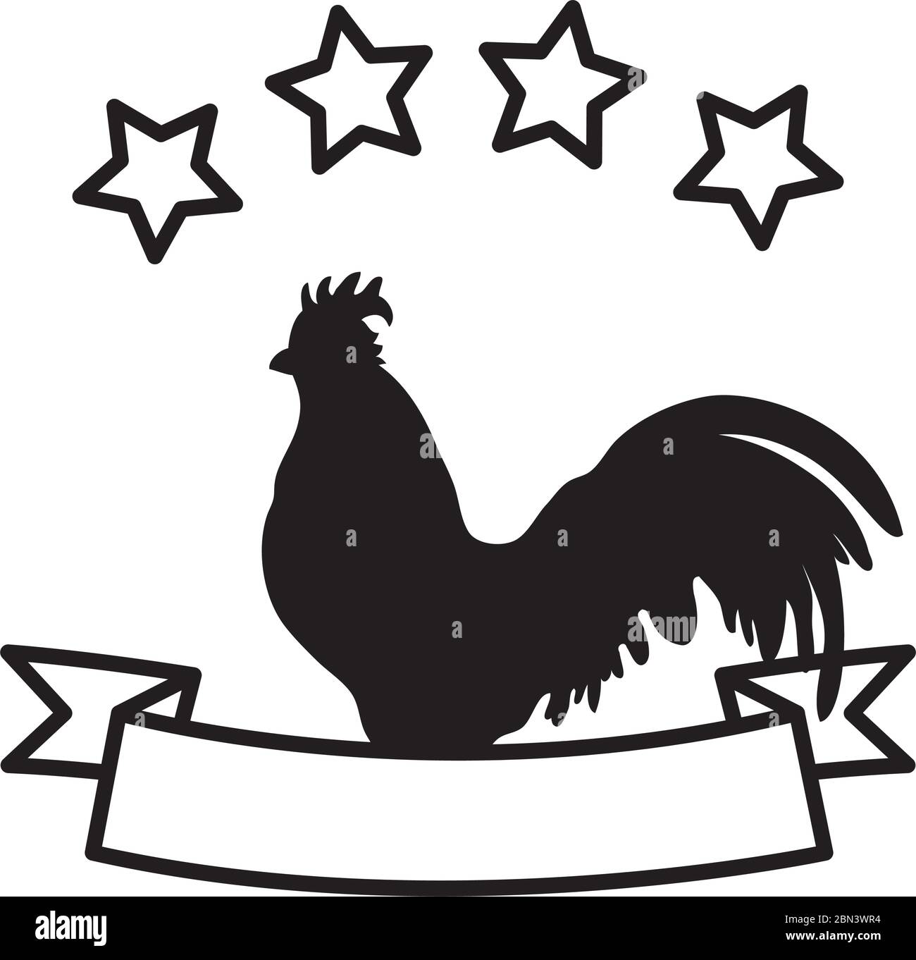 Gallic Rooster Vector