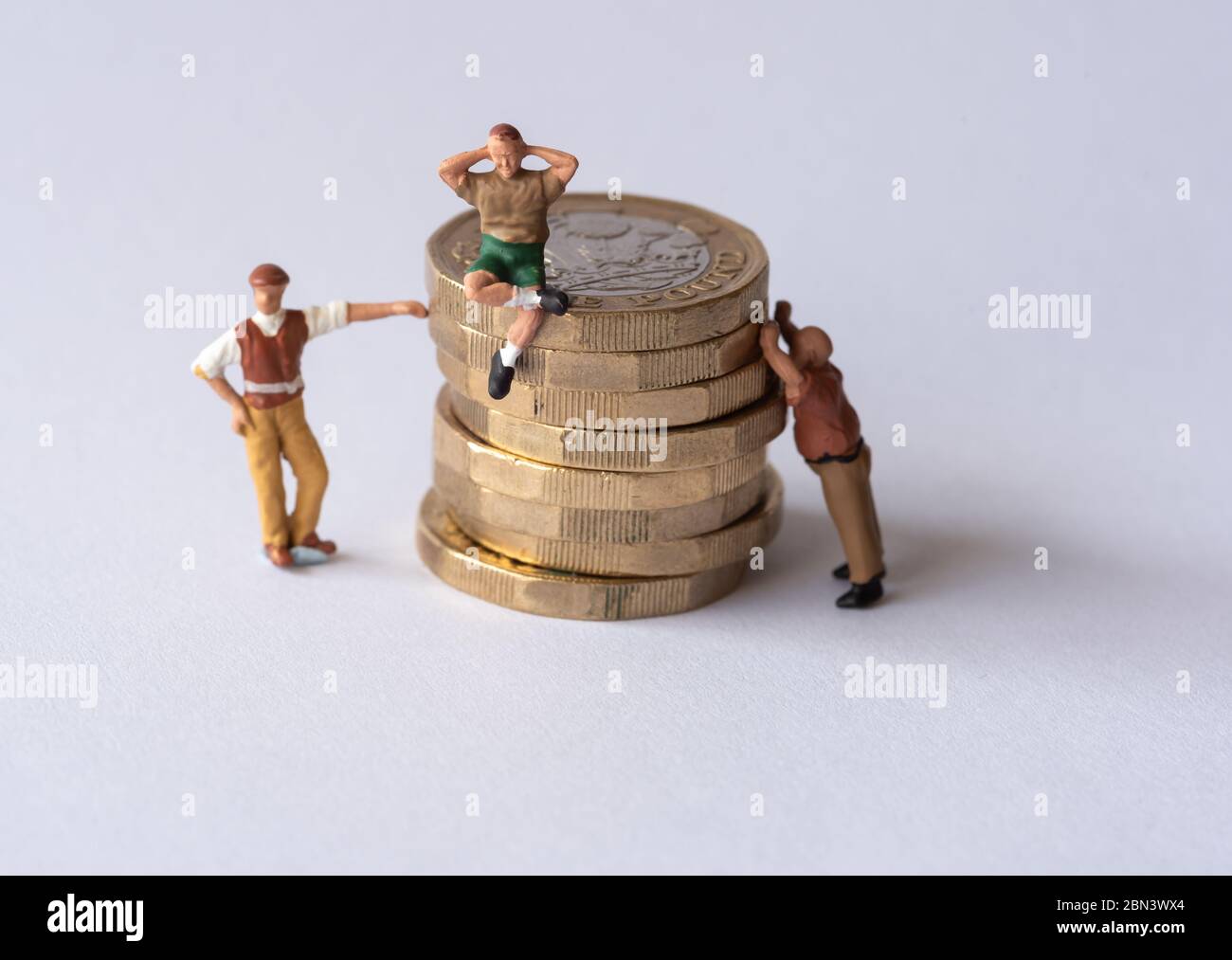 Small people coins hi-res stock photography and images - Alamy