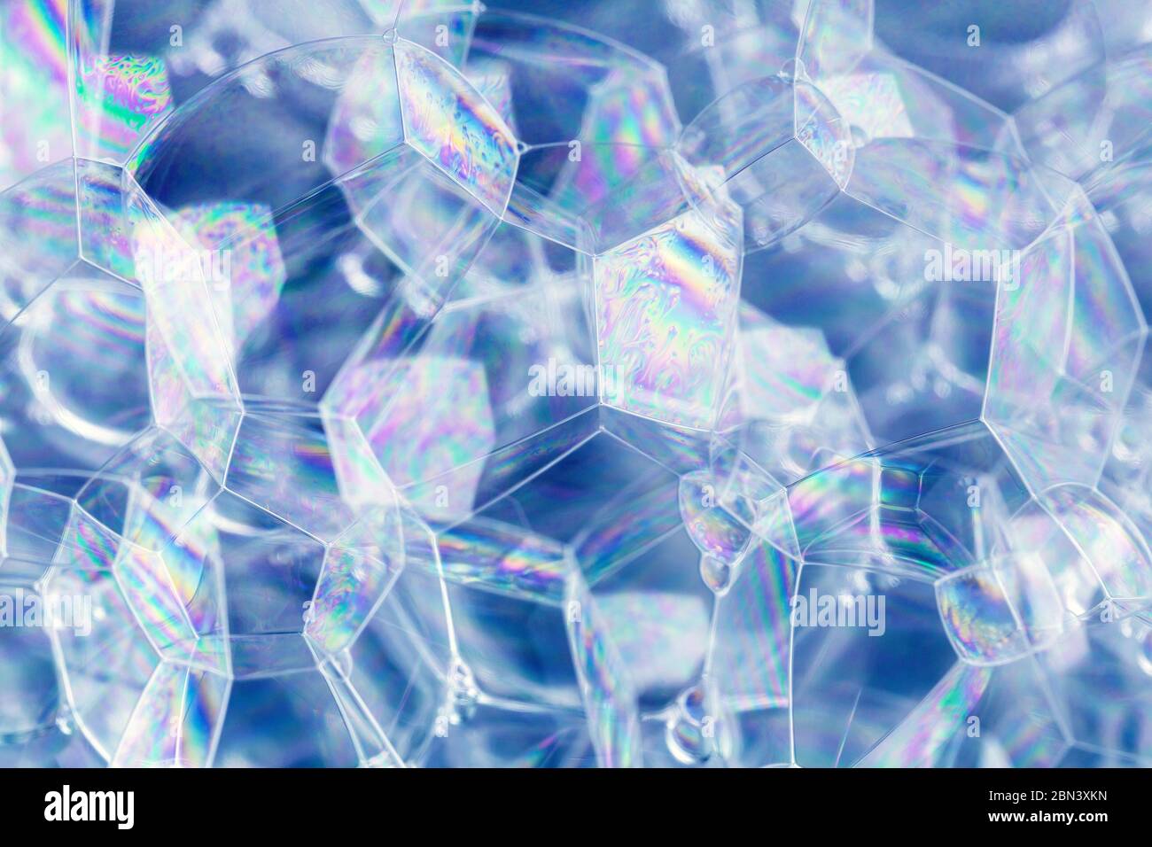 geometric shapes with bubbles - close up Stock Photo - Alamy