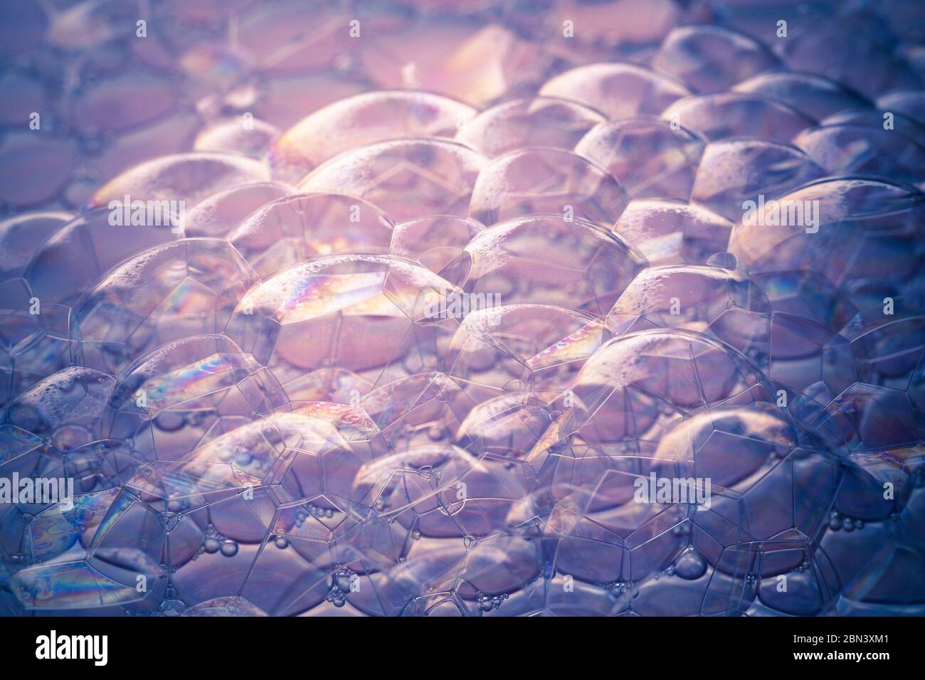 geometric shapes with bubbles - close up Stock Photo - Alamy