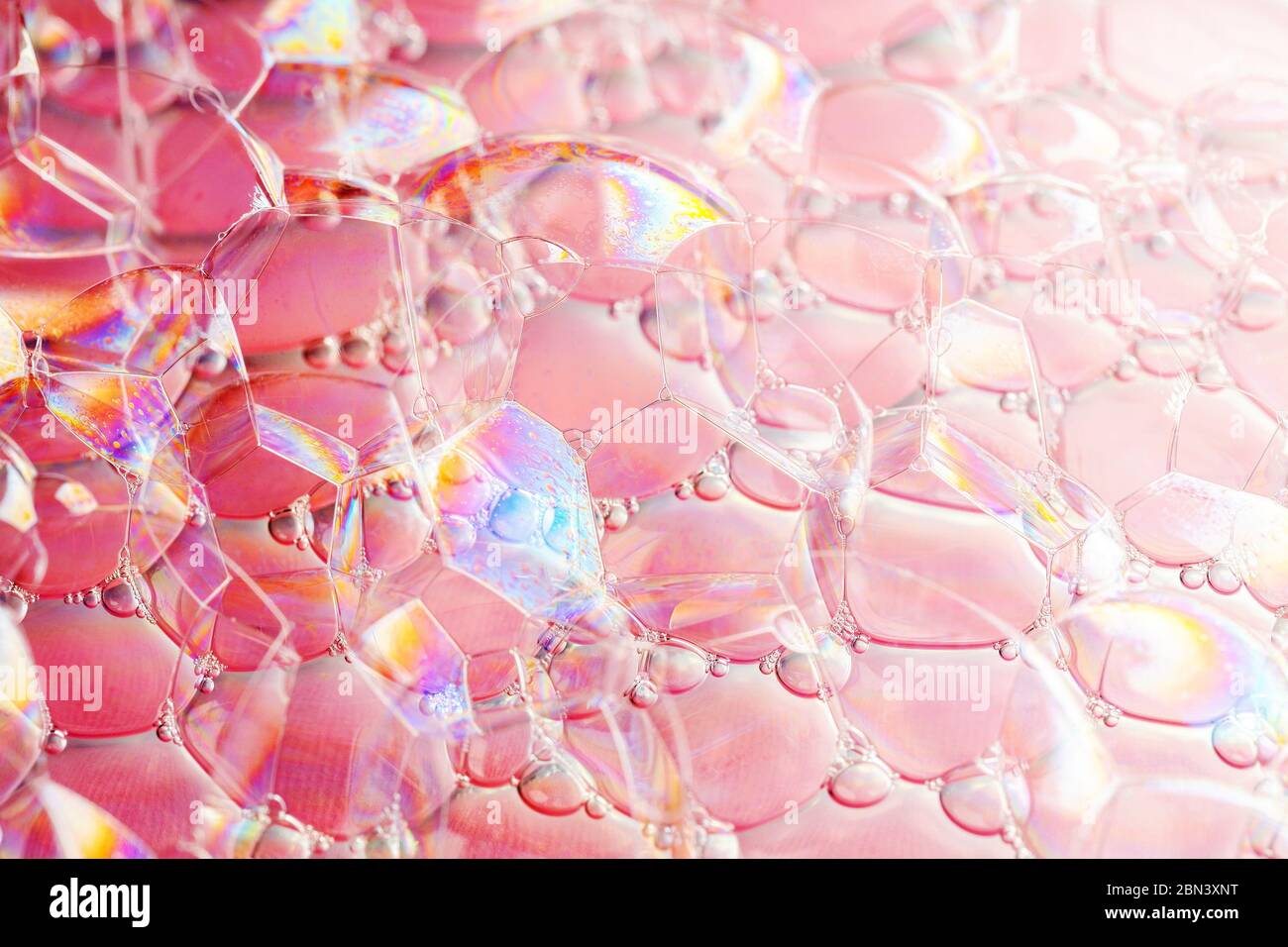geometric shapes with bubbles - close up Stock Photo - Alamy