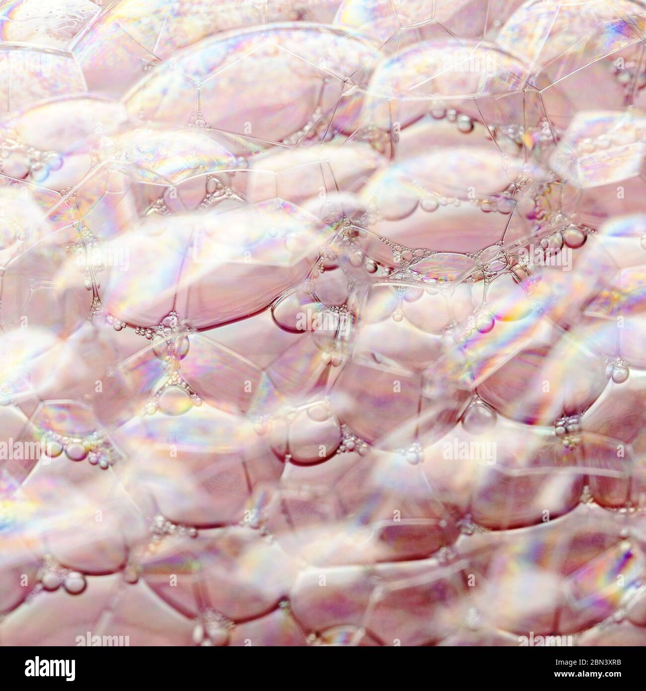 geometric shapes with bubbles - close up Stock Photo - Alamy
