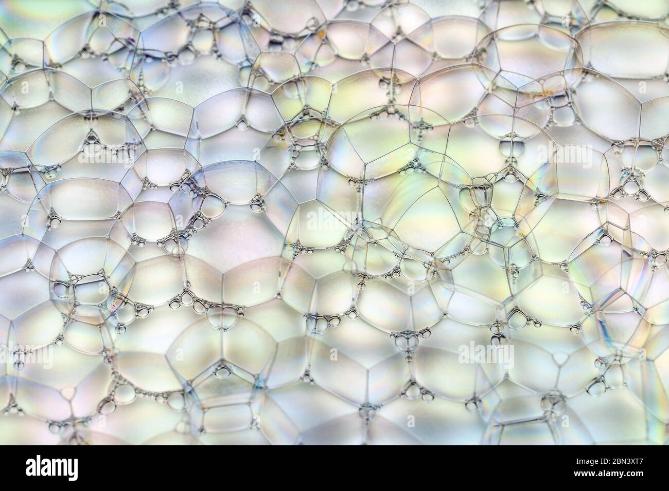 geometric shapes with bubbles - close up Stock Photo - Alamy