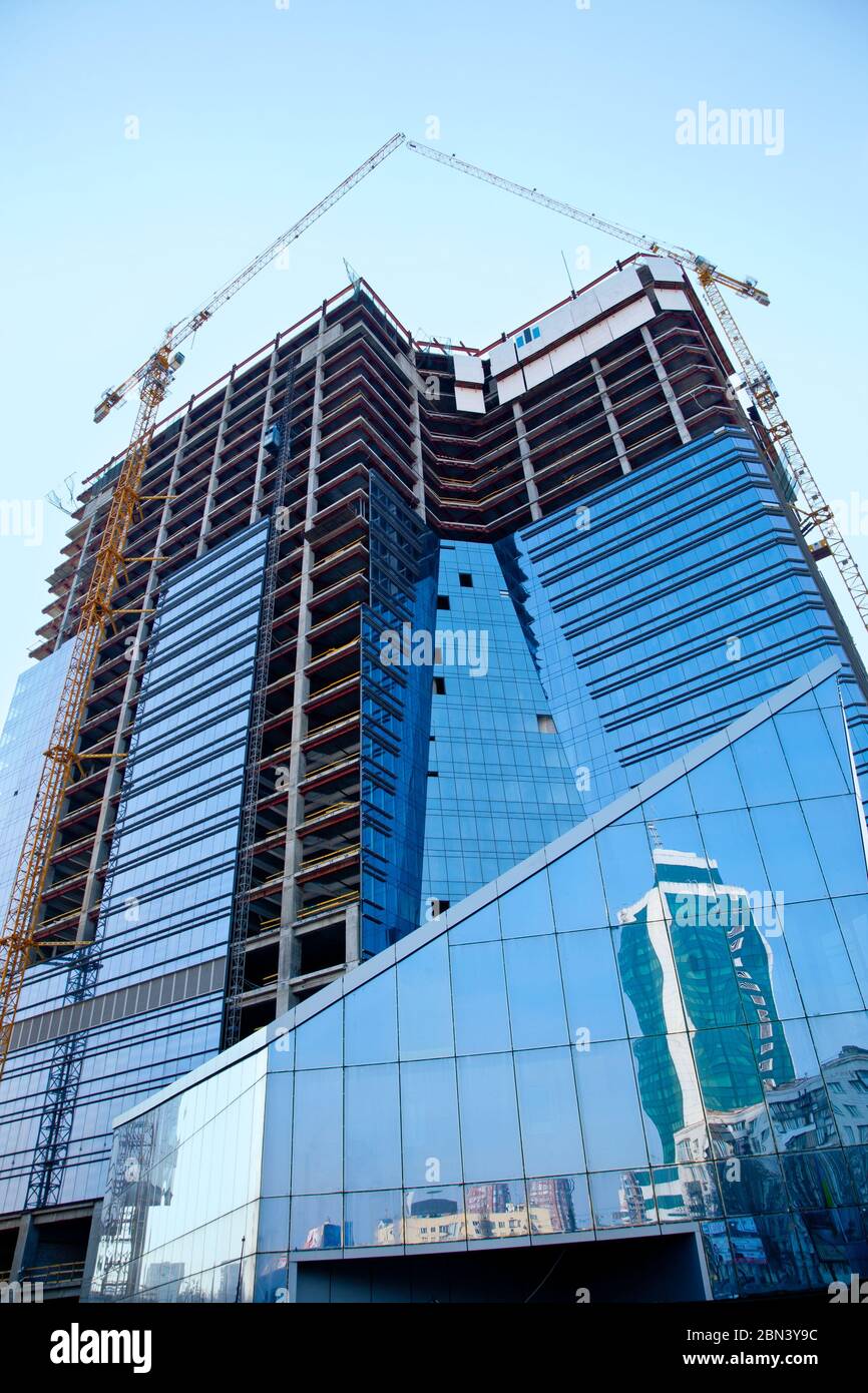 construction of the new high house Stock Photo - Alamy