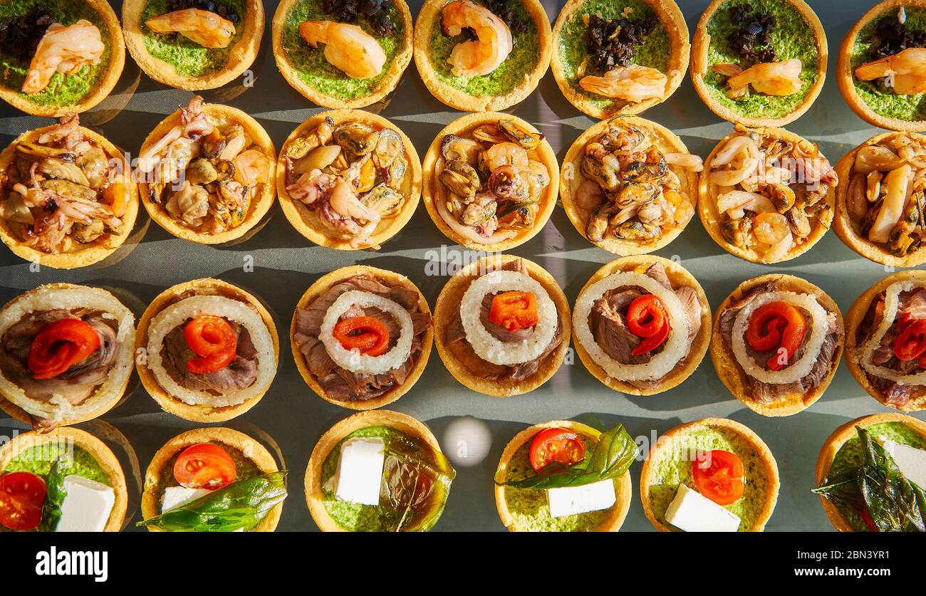a lot of delicious food on the table, buffet, feast Stock Photo - Alamy