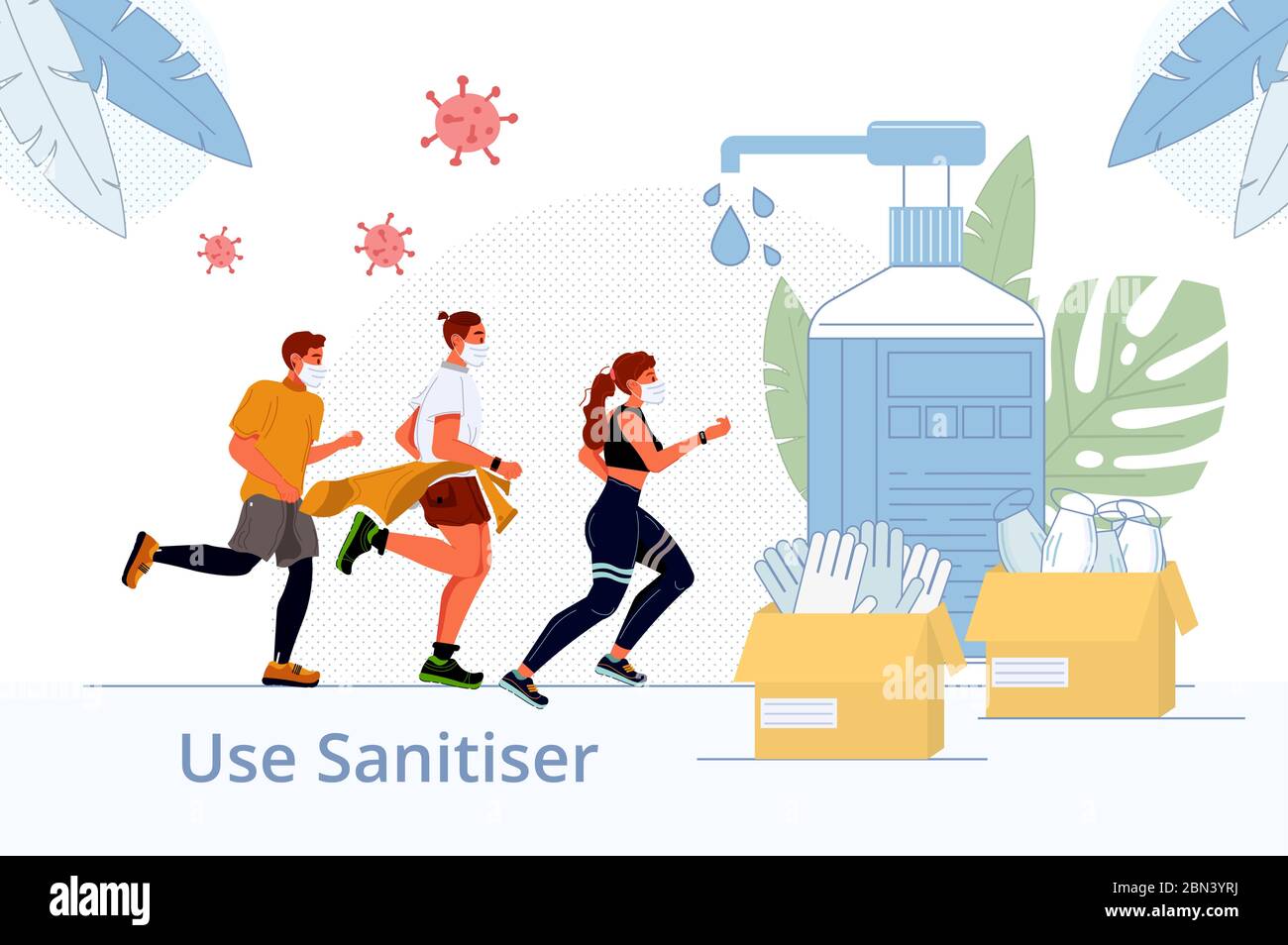 Disinfection sanitization human health protection Stock Vector Image ...