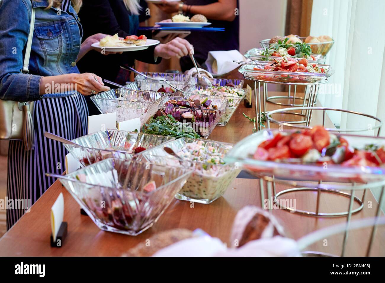 Conference meeting snack table hi-res stock photography and images - Alamy