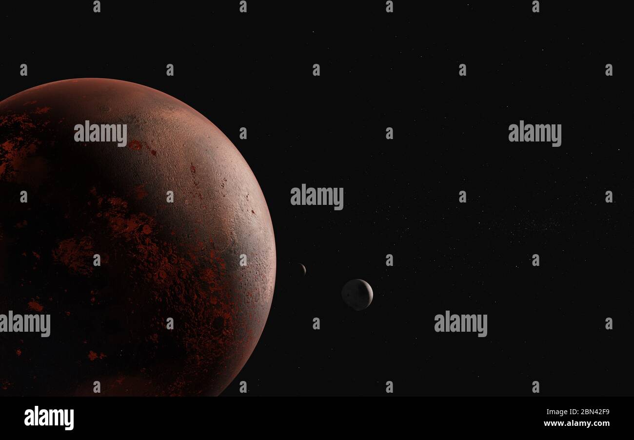 Solar System Mars Up Close
