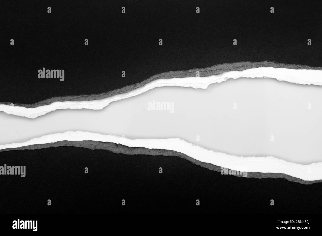 Ripped paper on plain background, space for copy Stock Photo - Alamy