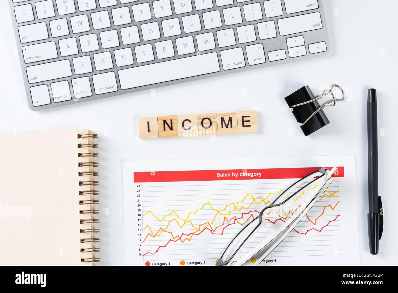 Money income concept with letters Stock Photo - Alamy