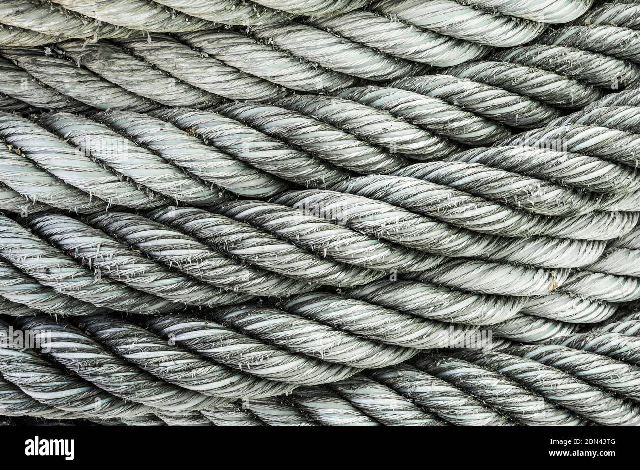 detail of naval mooring rope Stock Photo - Alamy