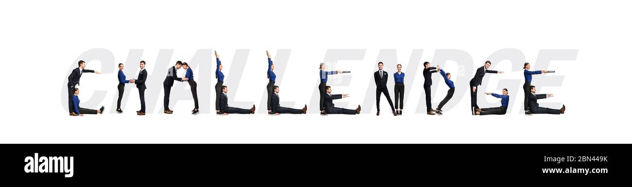 Challenge word hi-res stock photography and images - Alamy