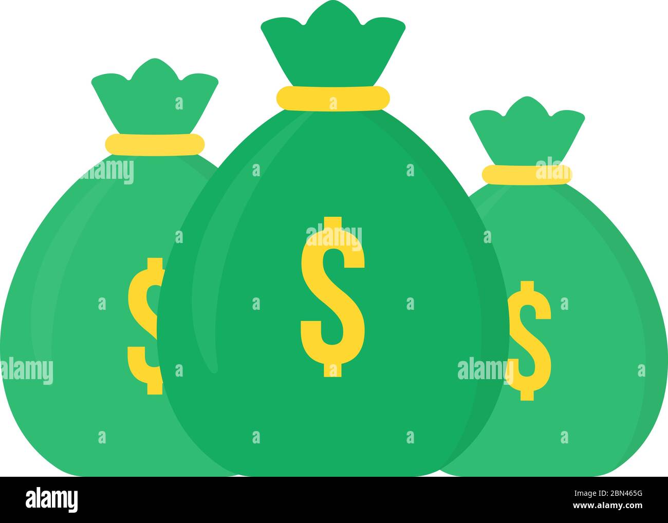 set of green money bag icon like loan Stock Vector Image & Art - Alamy