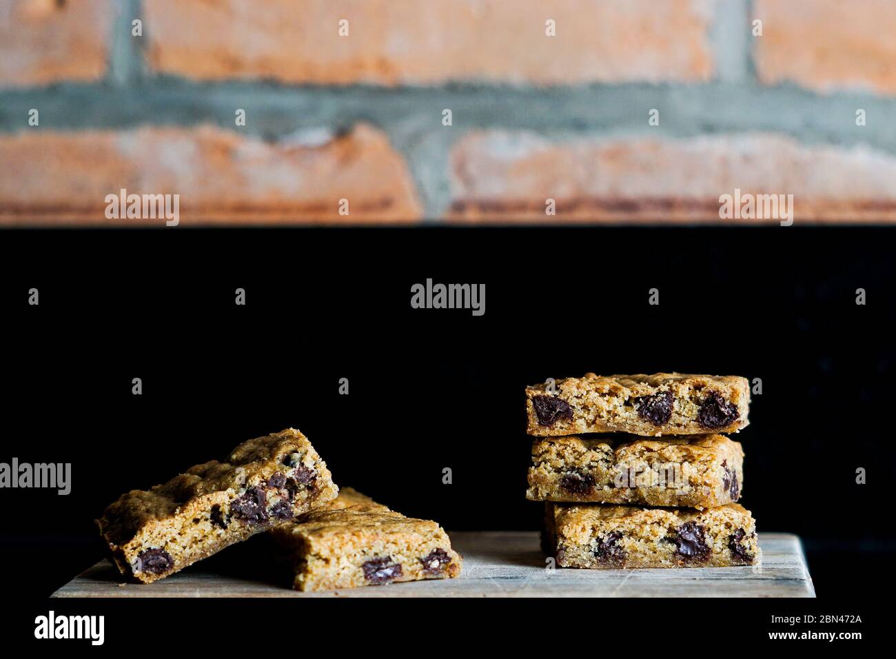 Blondie Bar Cookies Stock Photo - Alamy