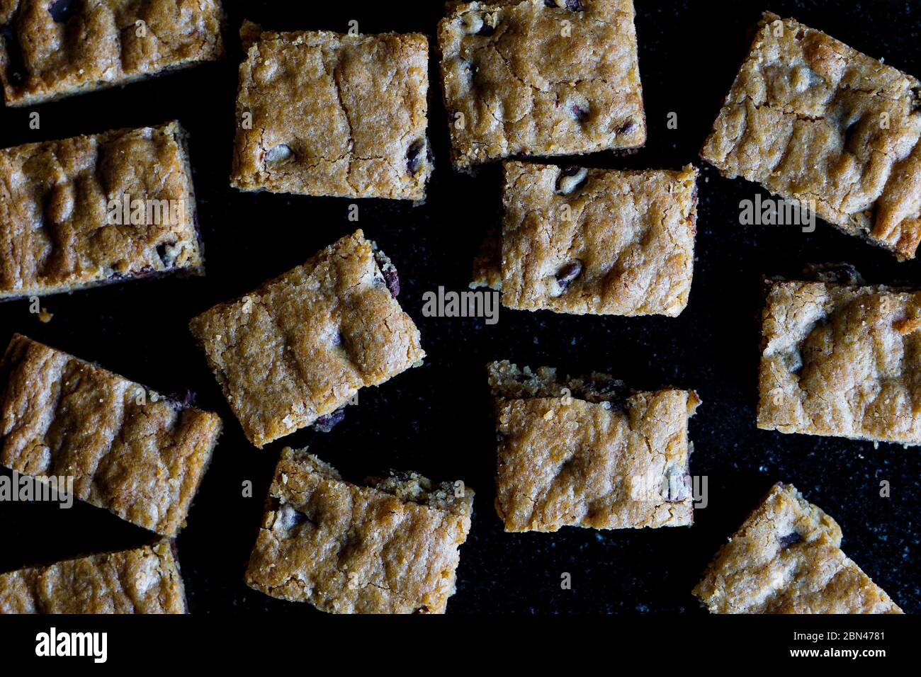 Blondie Bar Cookies Stock Photo - Alamy