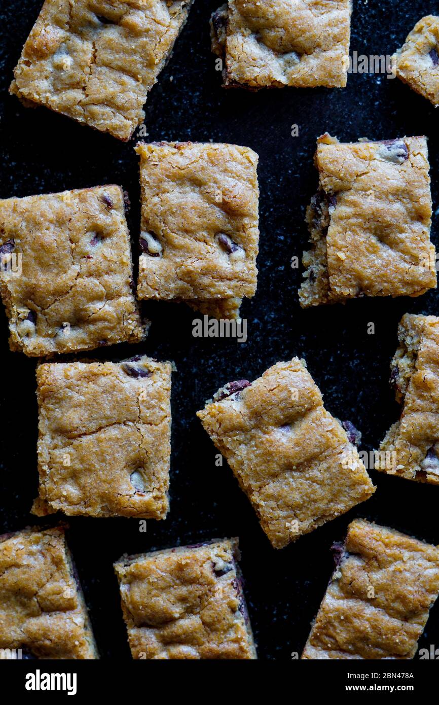 Blondie Bar Cookies Stock Photo - Alamy