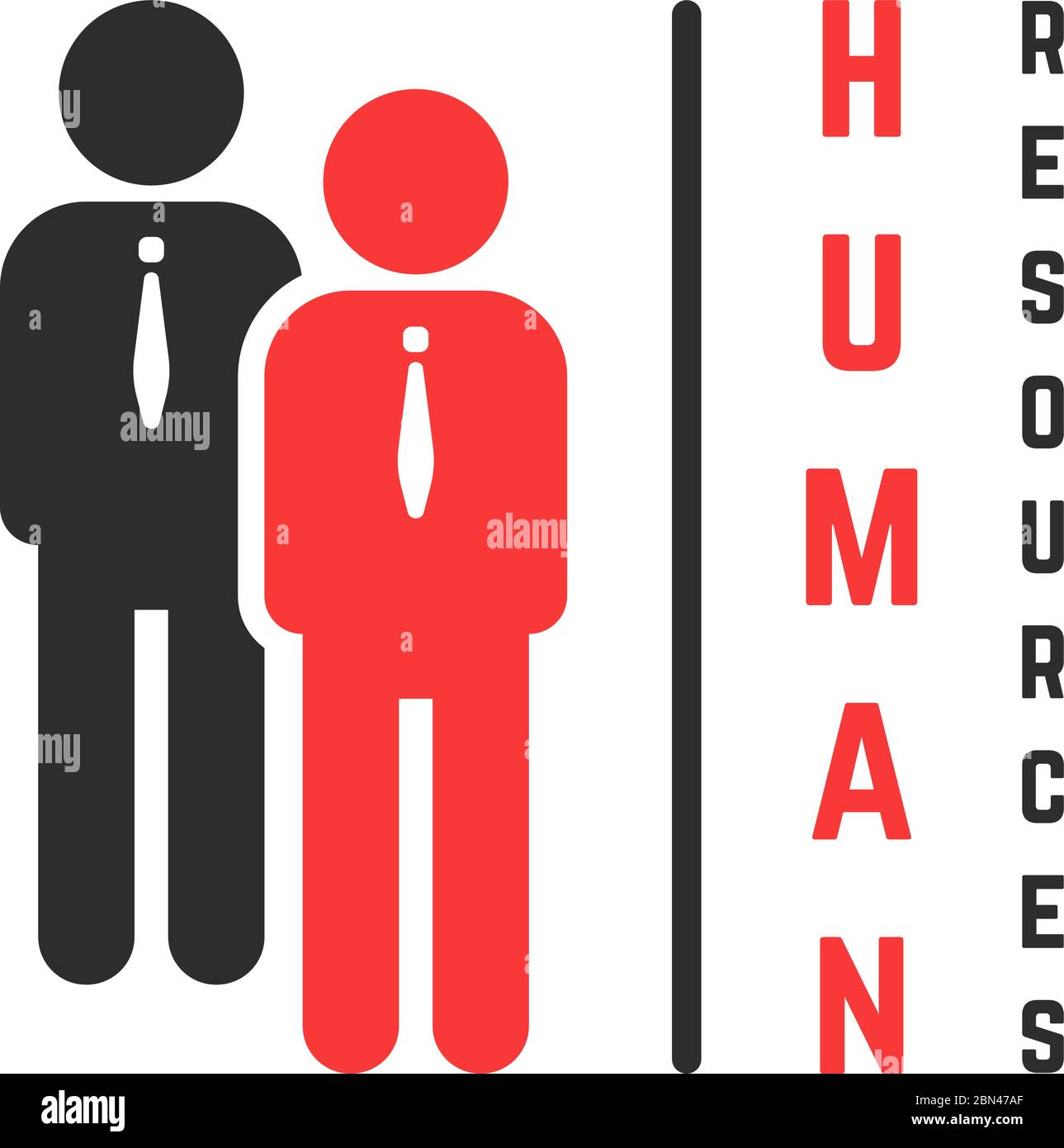 human resources logo with stick men figure Stock Vector Image & Art - Alamy