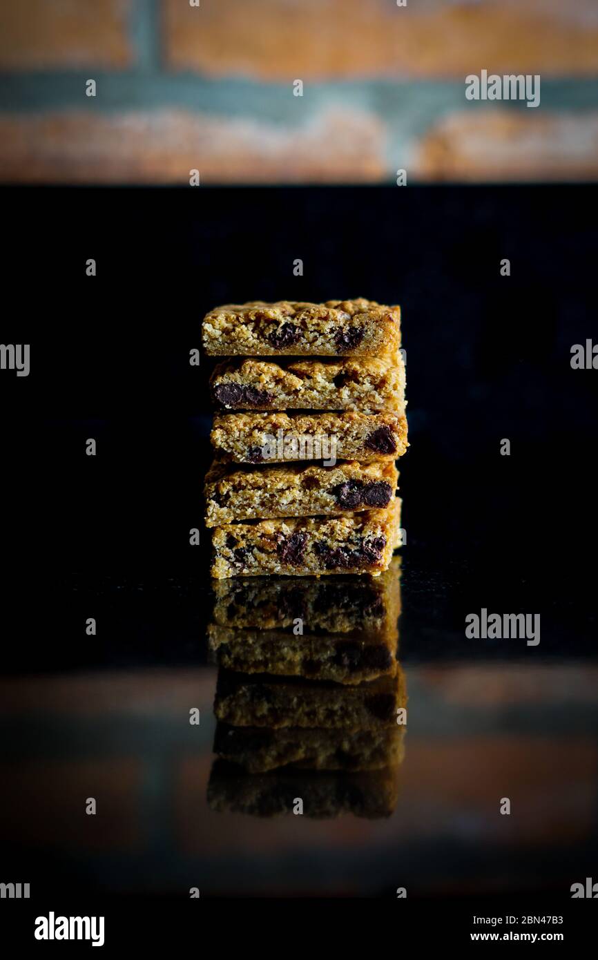 Blondie Bar Cookies Stock Photo - Alamy