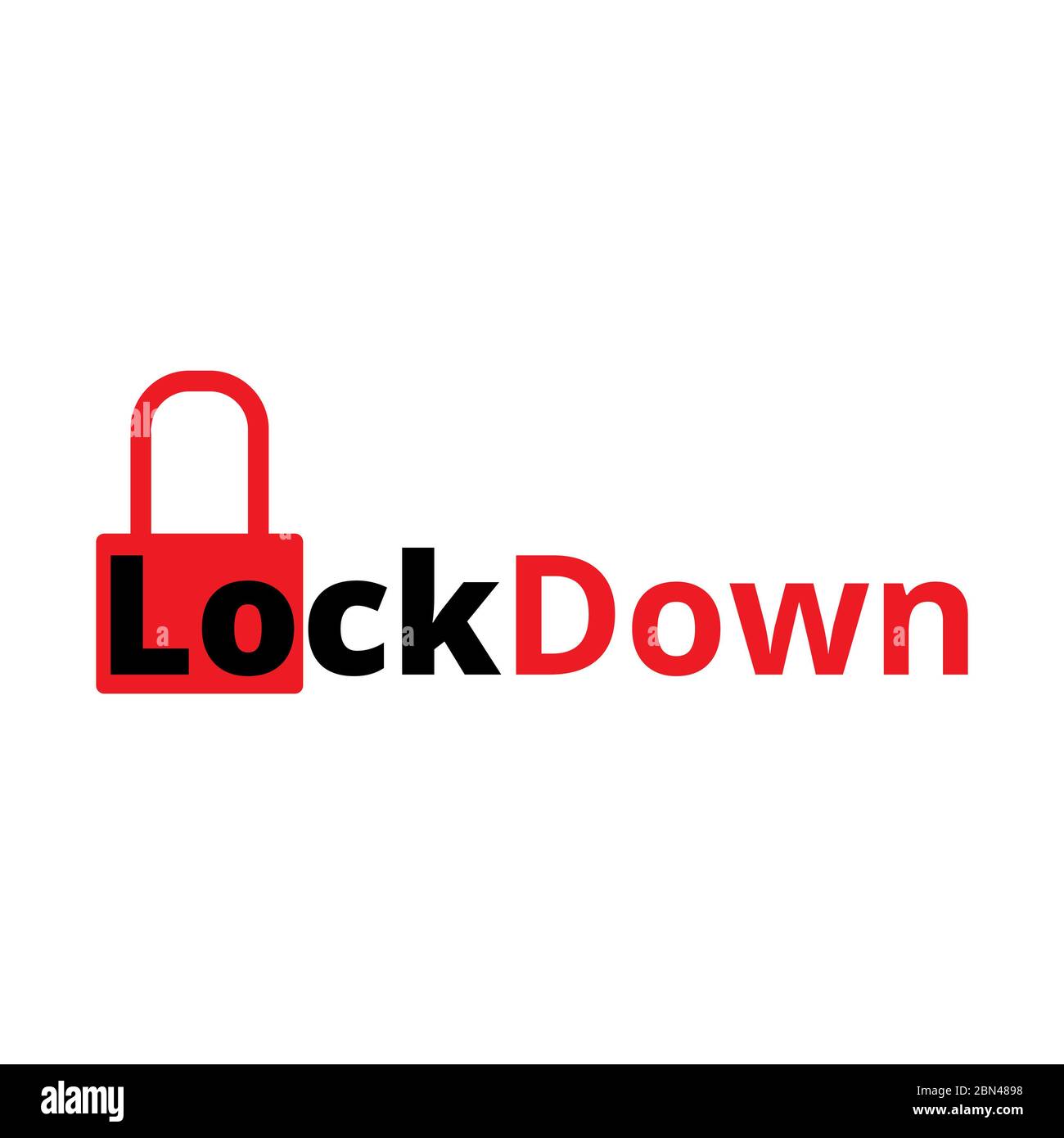 Lockdown symbol Cut Out Stock Images & Pictures - Alamy