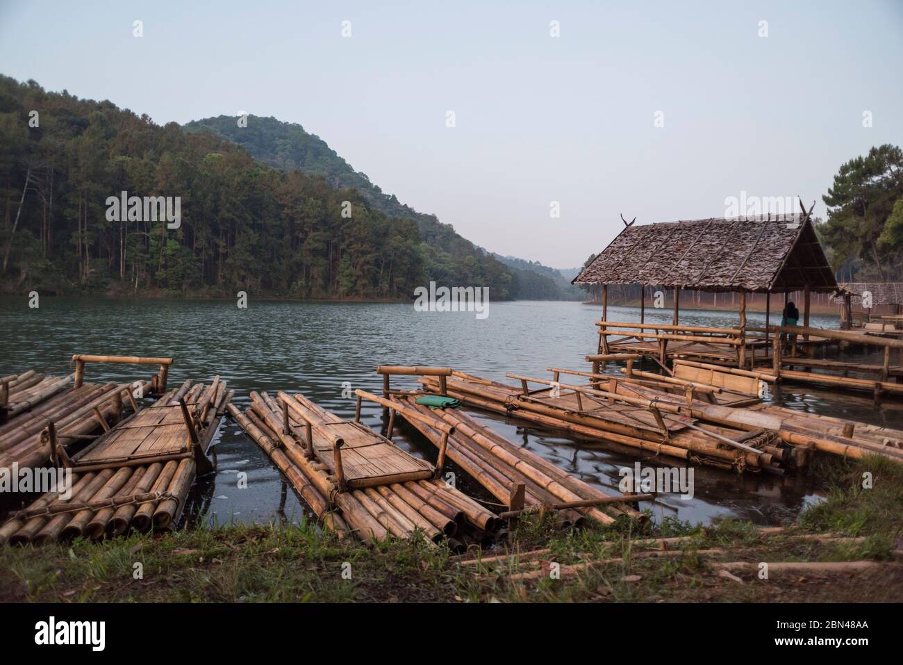 Bamboo boats hi-res stock photography and images - Alamy