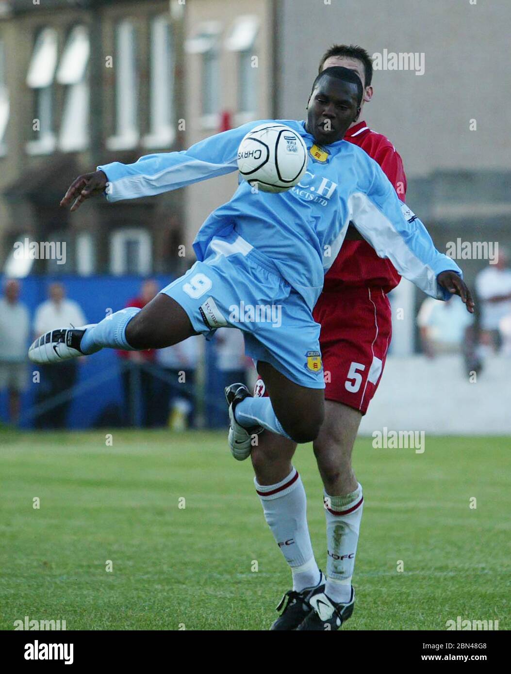 GRAYS, UK. AUGUST 05: Tobi Oshitola of Grays Athletic during Friendly ...