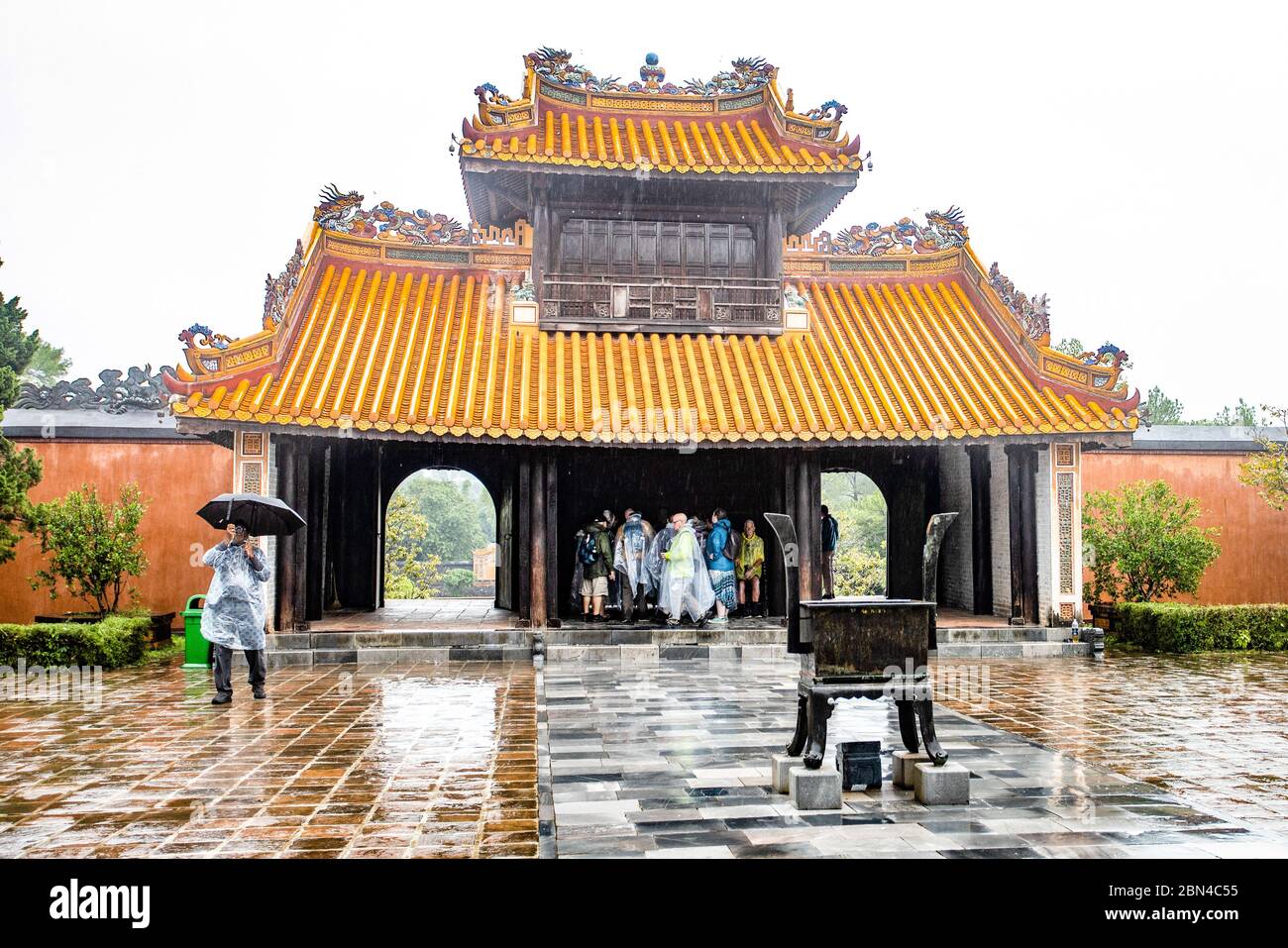 Hue-Vietnam-0003Oct152019 Entrance though arches into courtyard of ...