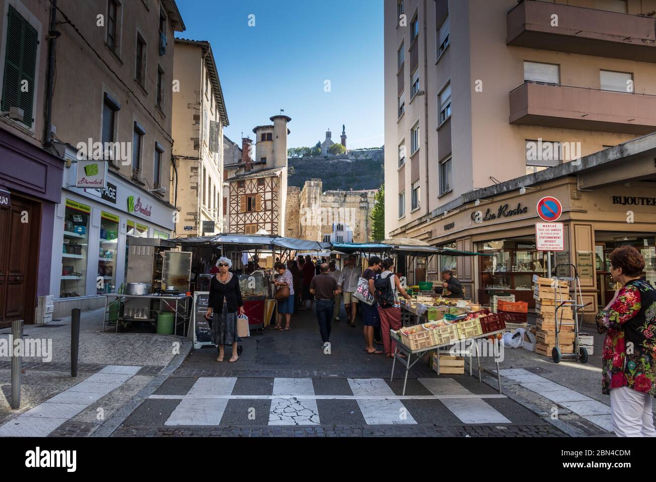 French Farmers Market Stock Photo - Alamy