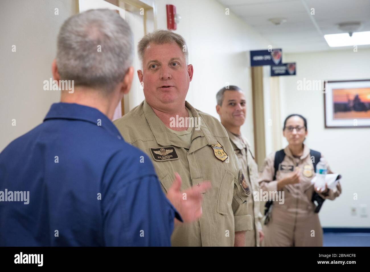 Leadership from U.S. Customs and Border Protection, Air and Marine ...