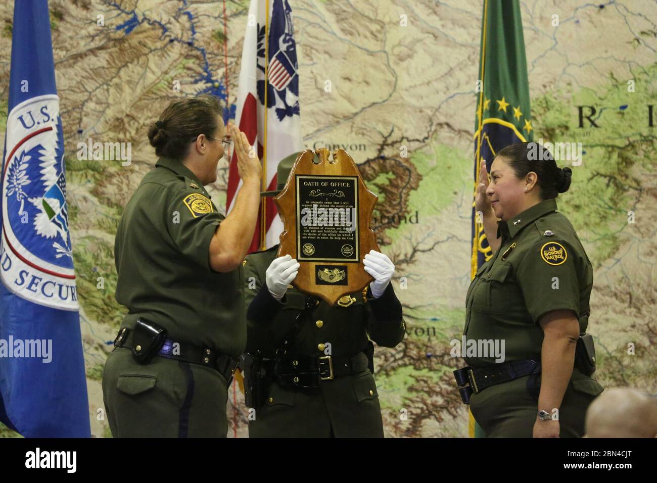 A Change of Command ceremony for Gloria I. Chavez, the new Chief of the ...