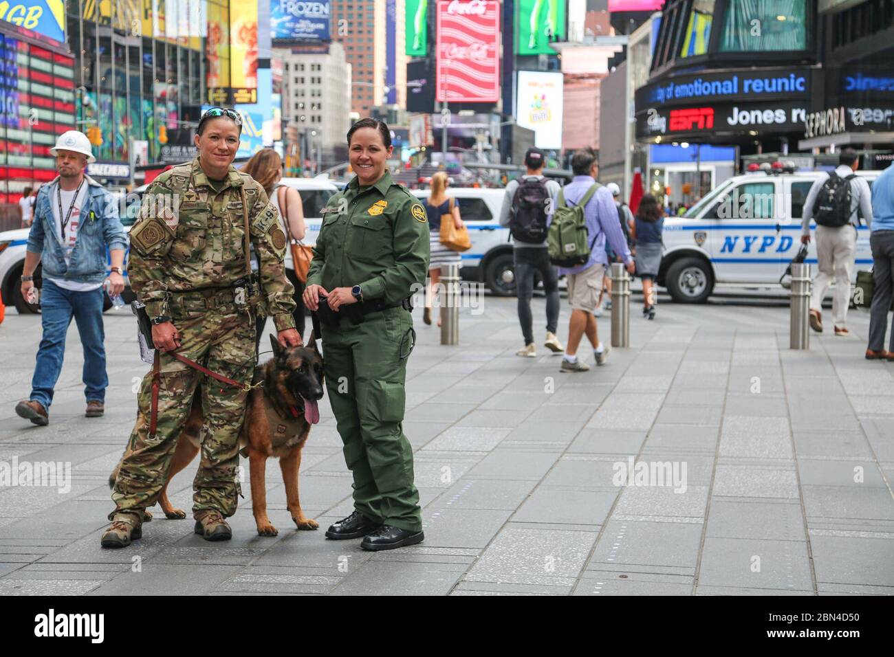BORSTAR Agent Lora Thomas and her canine partner Twan, along with ...
