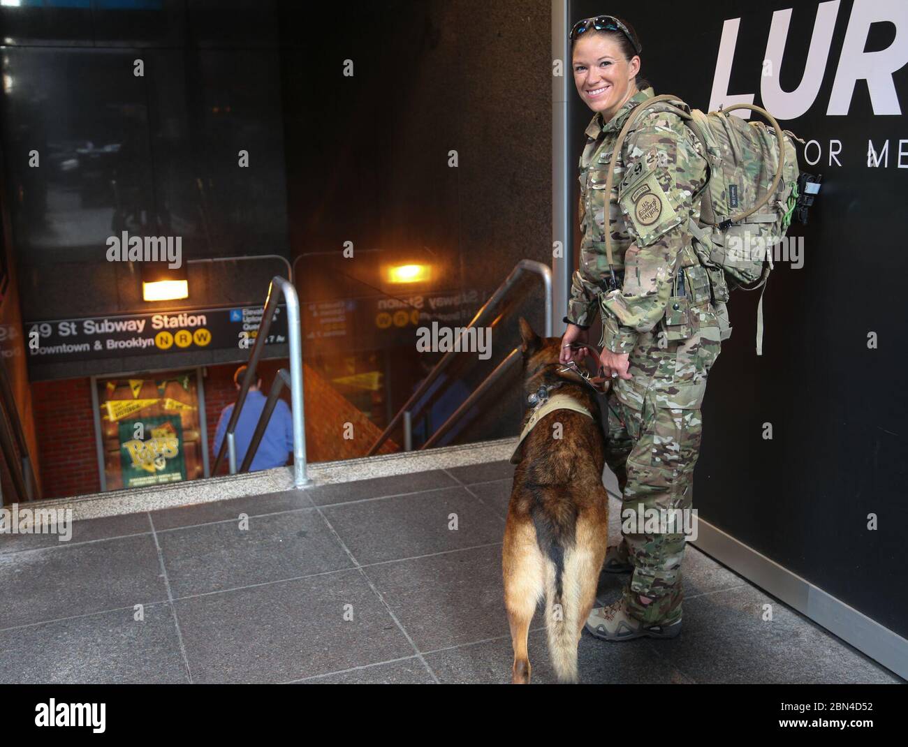 Tucson Sector BORSTAR Agent Lora Thomas, accompanied by her canine ...