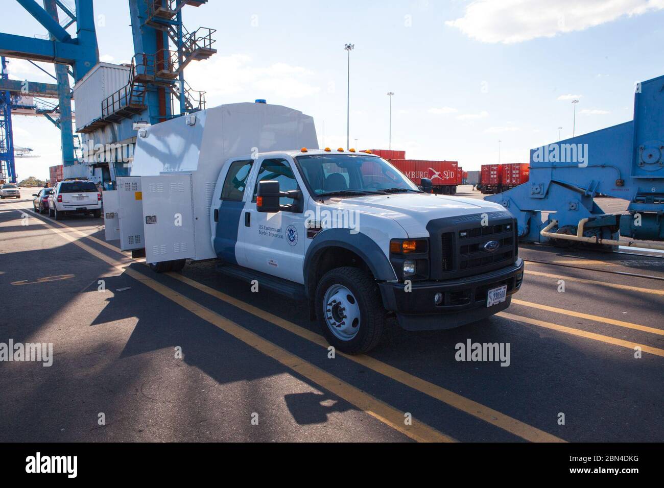 Customs and Border Protection (CBP) officers conducted non-intrusive ...